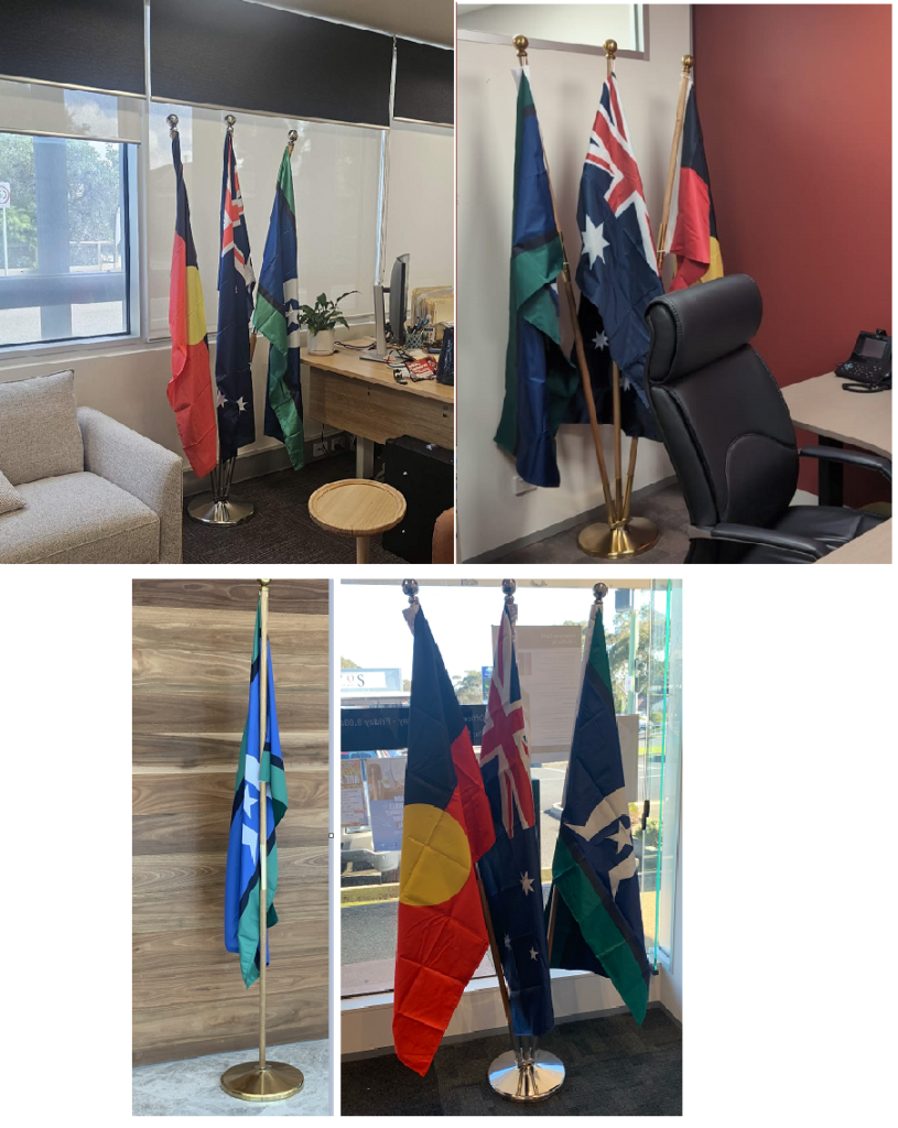 Indoor Flag Stands - Edusign: School Banners, Flags, Signs & More