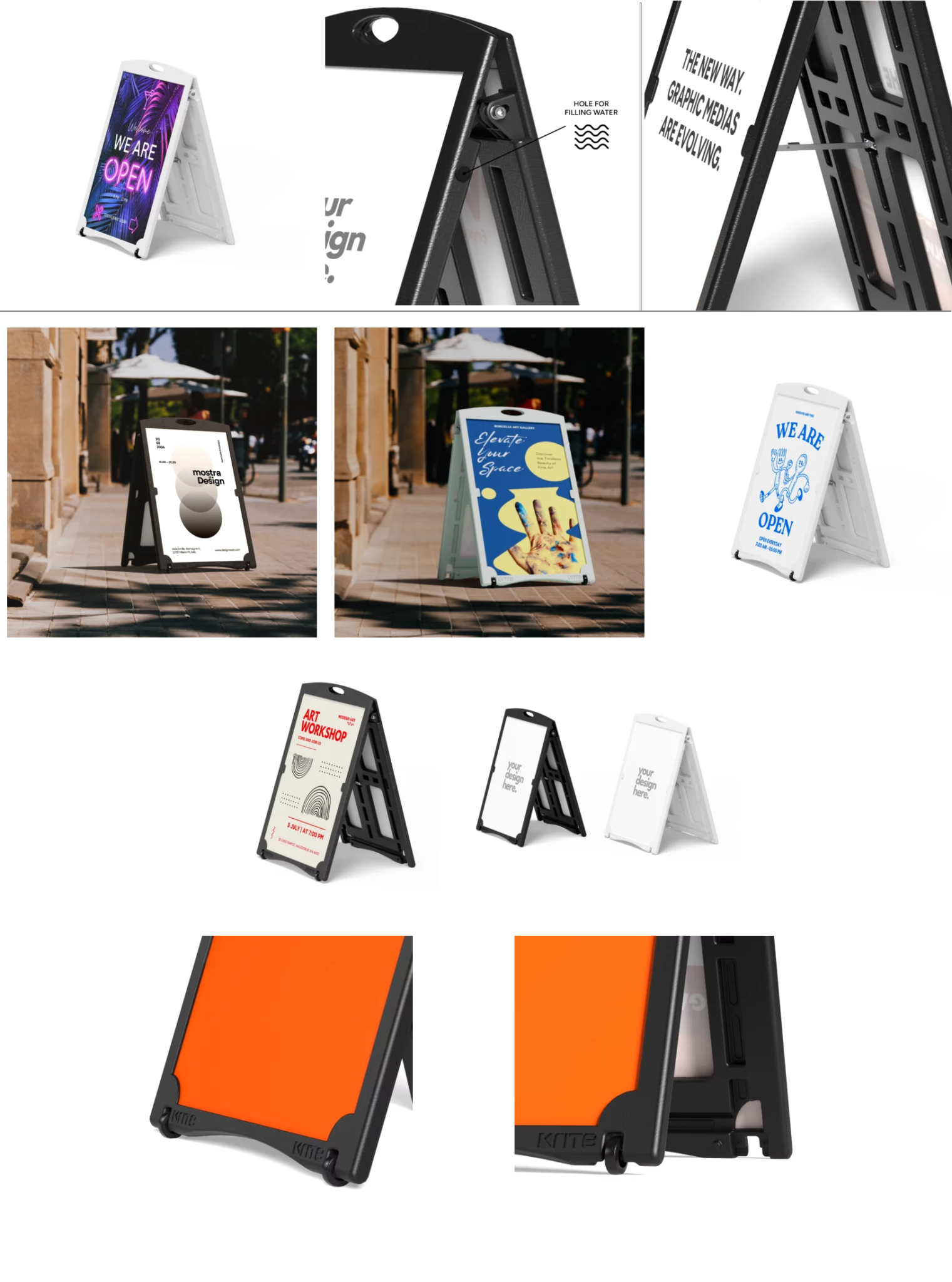 school outdoor a frame sign - Edusign: School Banners, Flags, Signs & More
