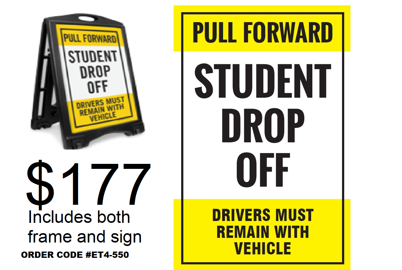 student drop off - Edusign: School Banners, Flags, Signs & More
